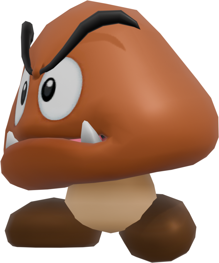 File:NSMBW Asset Model Hefty Goomba.png - Super Mario Wiki, the Mario ...