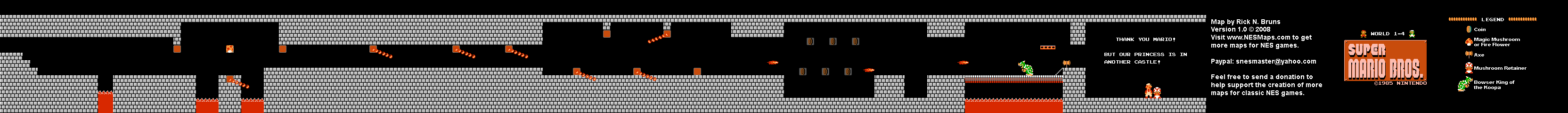 File:SMB NES World 1-4 Map.png - Super Mario Wiki, the Mario encyclopedia