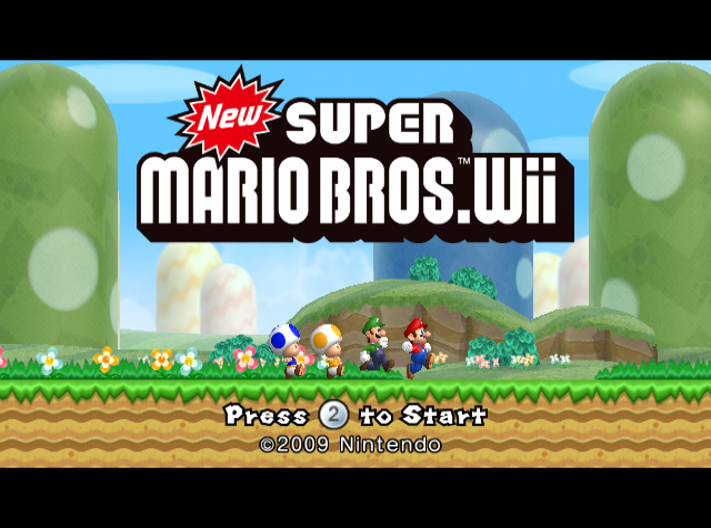 File:NSMBW Title Screen.png - Super Mario Wiki, the Mario encyclopedia