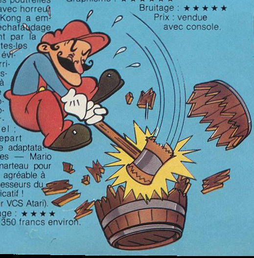 File:DK ColecoVision Mario Breaking Barrel Using Hammer Artwork.png ...