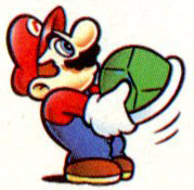 File:SMW Mario holding a shell.jpg - Super Mario Wiki, the Mario ...