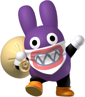 File:NSMBUDX Nabbit.png - Super Mario Wiki, the Mario encyclopedia