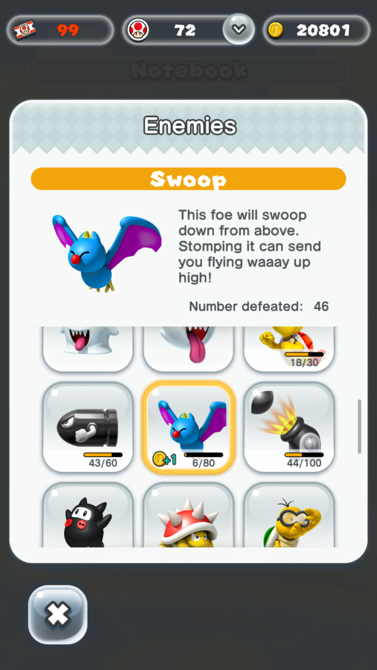File:Swoop SMR.png - Super Mario Wiki, the Mario encyclopedia