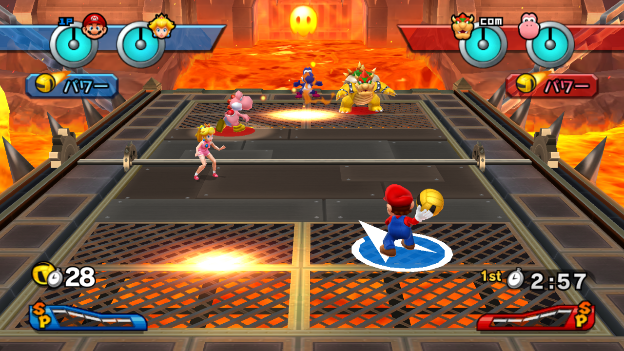 File:MSM Bowserscastle Dodgeball.png - Super Mario Wiki, the Mario ...