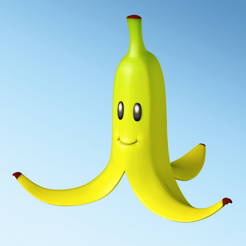 File:BananaMK8.png - Super Mario Wiki, the Mario encyclopedia