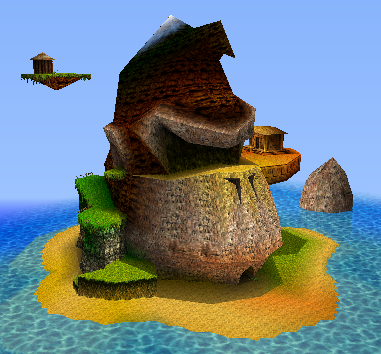 File:Donkey Kong Island (DK64).png - Super Mario Wiki, the Mario ...