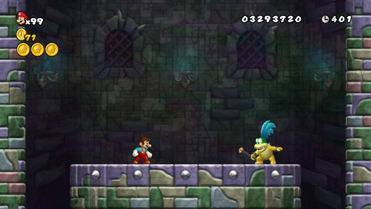 File:NSMBW Larry Tower Battle.png - Super Mario Wiki, the Mario ...