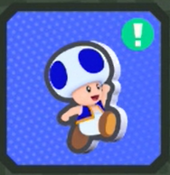 File:Standee Jumping Blue Toad.png - Super Mario Wiki, the Mario ...