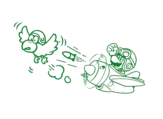 File:SML - Sky Pop attacks manual art.png - Super Mario Wiki, the Mario ...