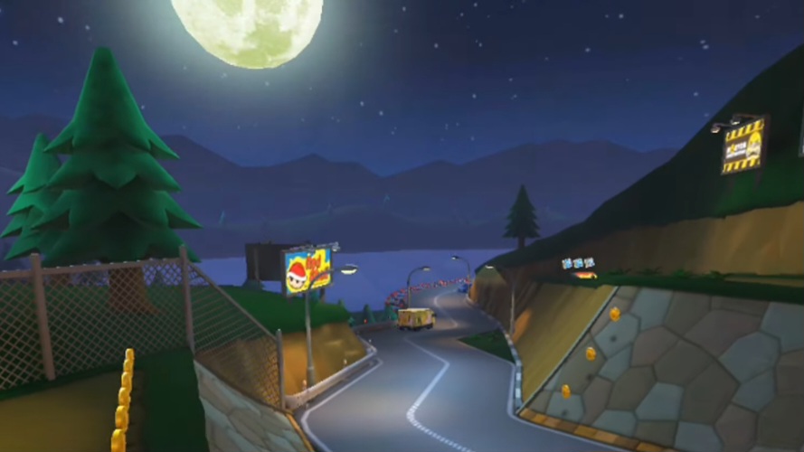 File:MKT Wii Moonview Highway Cliffside.jpg - Super Mario Wiki, the ...