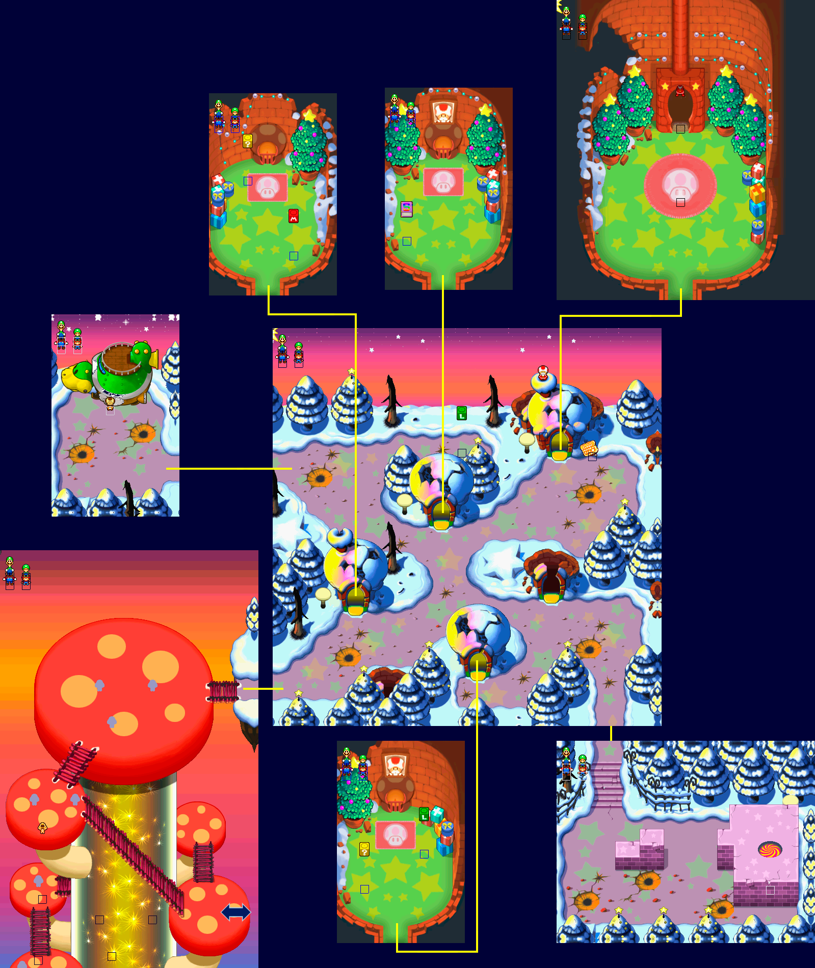 File:ML-PIT-map-HollijolliVillage.png - Super Mario Wiki, the Mario ...