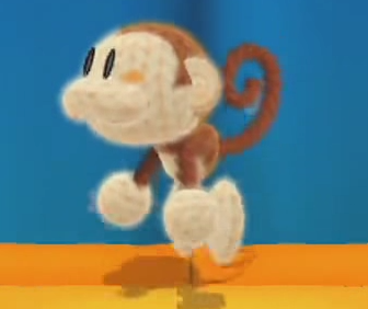 File:Ukiki Yoshi's Woolly World.png - Super Mario Wiki, the Mario ...