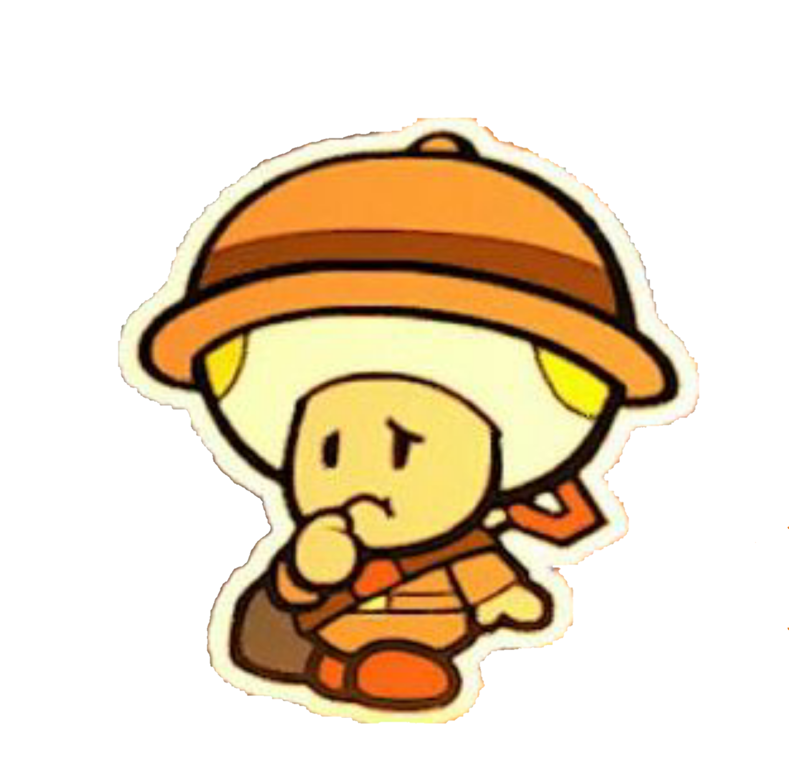 File:PMTOK Professor Toad scared.png - Super Mario Wiki, the Mario ...