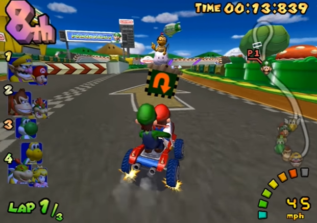 File:MKDD Going Wrong Way.png - Super Mario Wiki, the Mario encyclopedia