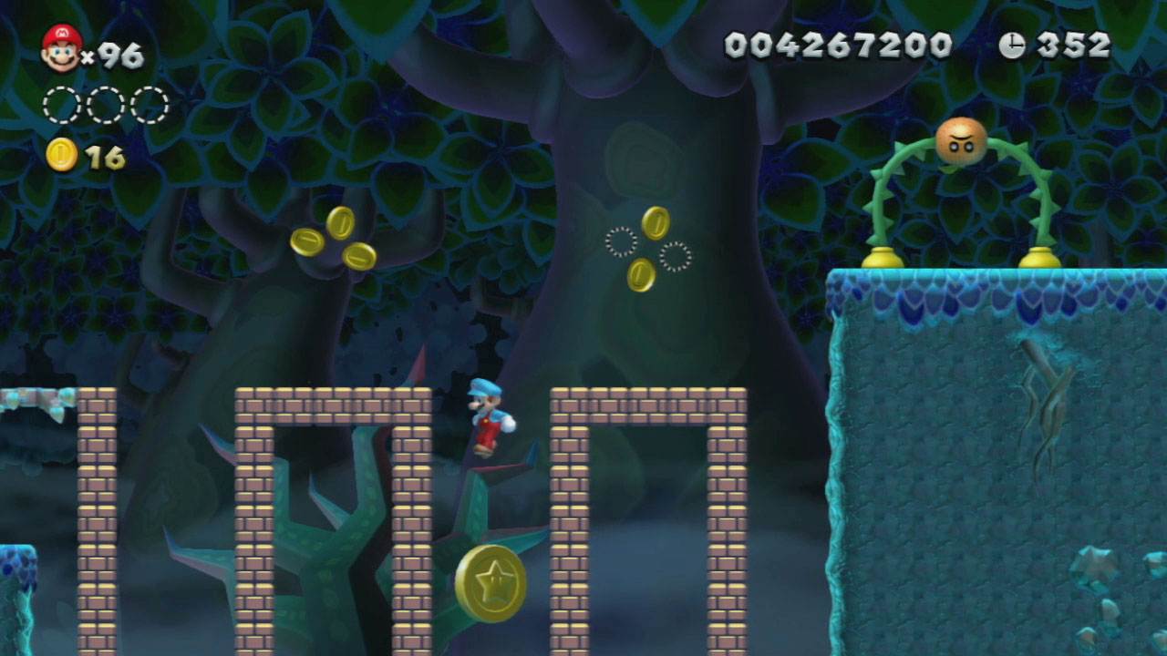 File:NSMBU Bramball Woods Screenshot.jpg - Super Mario Wiki, the Mario ...
