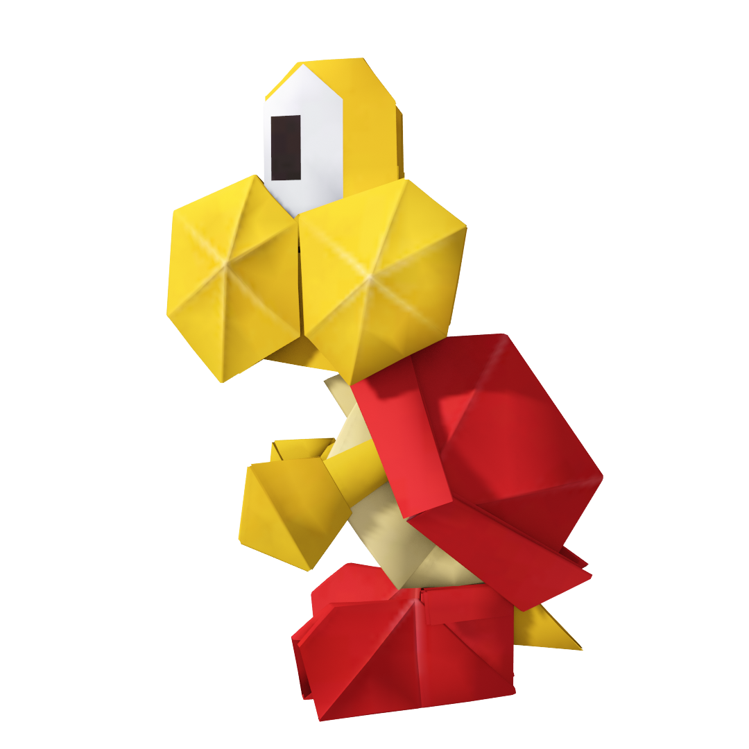 File:PMTOK Red Koopa Troopa Unused Render.png - Super Mario Wiki, the ...