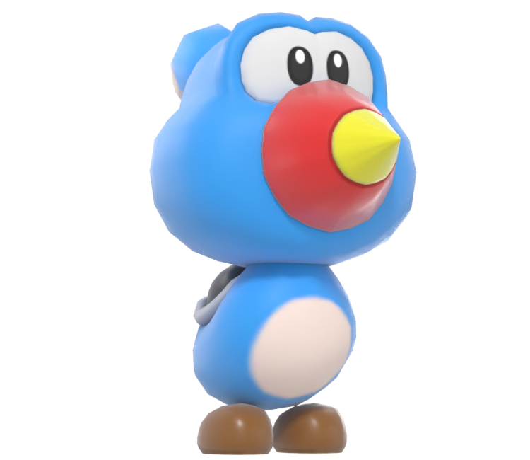 File:Blewbird model SMBW.png - Super Mario Wiki, the Mario encyclopedia