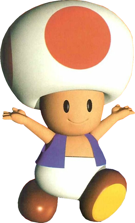 File:SM64 Toad hands raised.png - Super Mario Wiki, the Mario encyclopedia