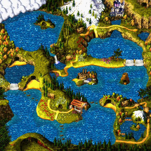 File:Northern Kremisphere DKC3 map.png - Super Mario Wiki, the Mario ...