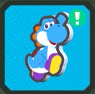 File:Standee Jumping Light Blue Yoshi.png - Super Mario Wiki, the Mario encyclopedia