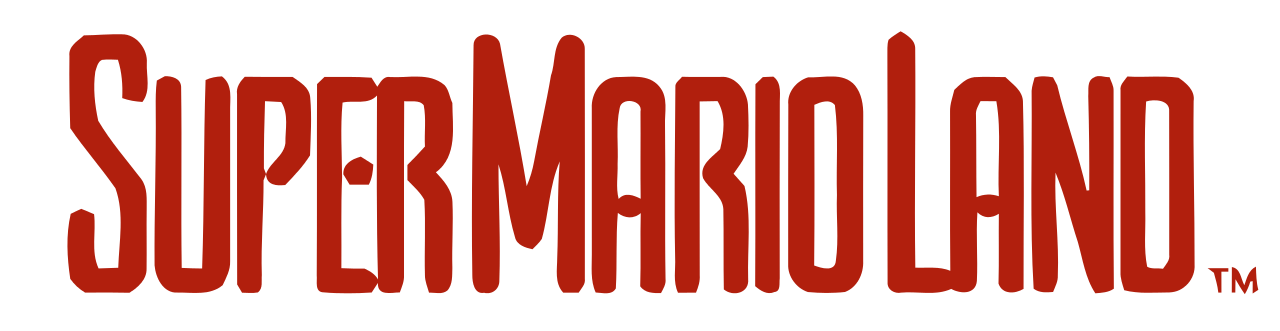 File:Super Mario Land logo.png - Super Mario Wiki, the Mario encyclopedia