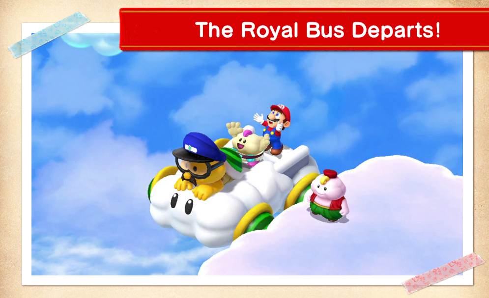 File:The Royal Bus Departs!.png - Super Mario Wiki, the Mario encyclopedia