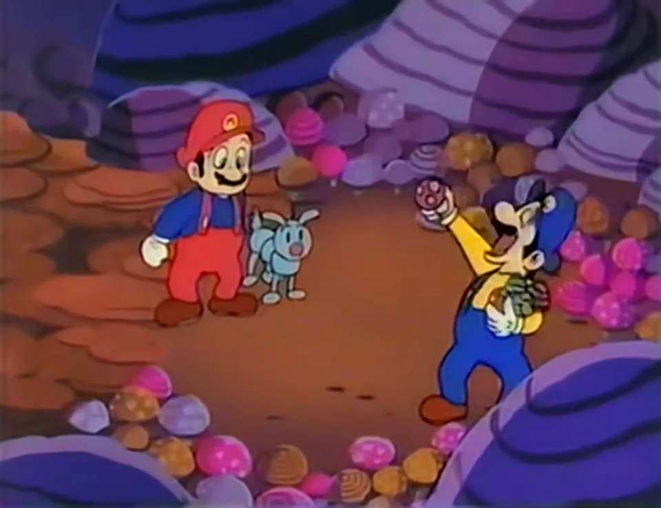File:Luigi dancing happily in the field.png - Super Mario Wiki, the ...