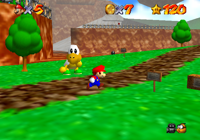 File:SM64BobOmbBattlefield.png - Super Mario Wiki, the Mario encyclopedia