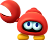 File:MP10 Huckit Crab Artwork.png - Super Mario Wiki, the Mario ...