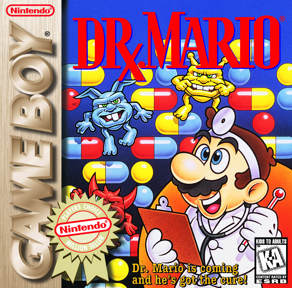 File:Gameboy Dr Mario Players Choice Cover.jpg - Super Mario Wiki, the ...