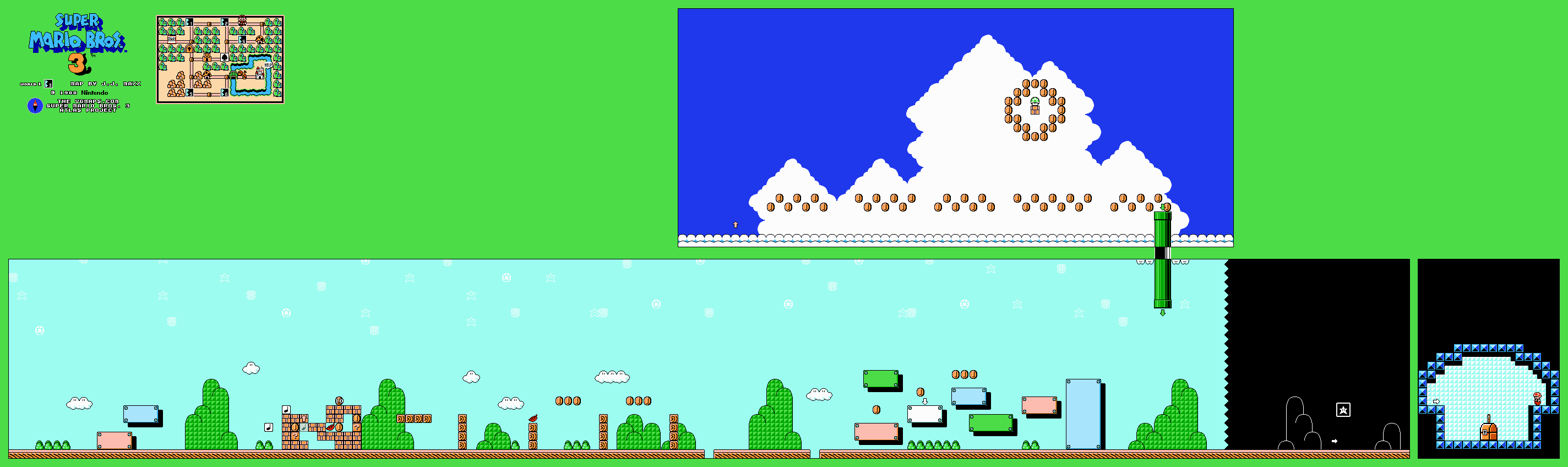 File:SMB3 World 1-3 Map.png - Super Mario Wiki, the Mario encyclopedia