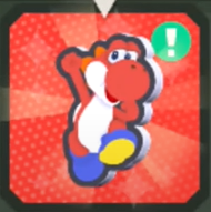 File:Standee Posing Red Yoshi.png - Super Mario Wiki, the Mario ...