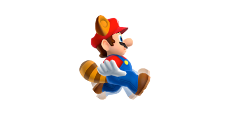 File:Raccoon Mario glide NSMB2.png - Super Mario Wiki, the Mario ...
