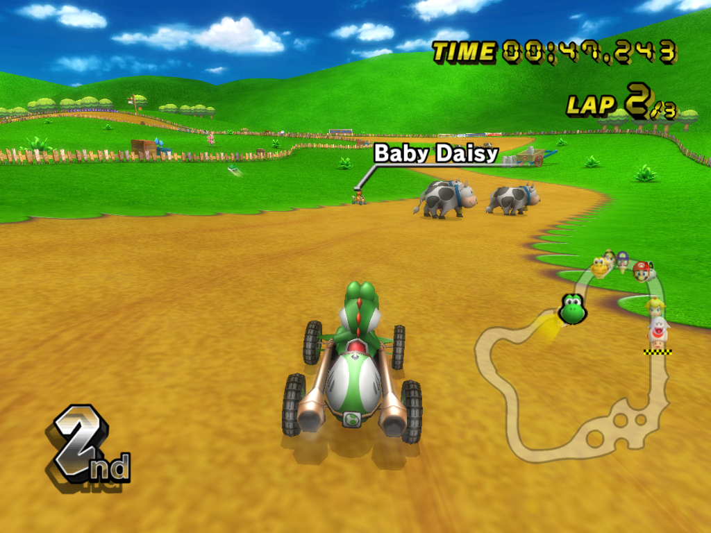 File:MKWii-MooMooMeadows2.png - Super Mario Wiki, the Mario encyclopedia