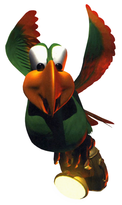 File:Squawks DKC.png - Super Mario Wiki, the Mario encyclopedia