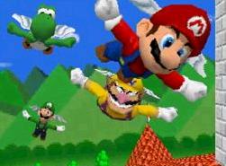 File:Flying characters SM64DS early.jpg - Super Mario Wiki, the Mario ...