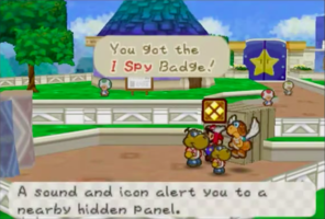 File:I Spy Badge Reward PM.png - Super Mario Wiki, the Mario encyclopedia