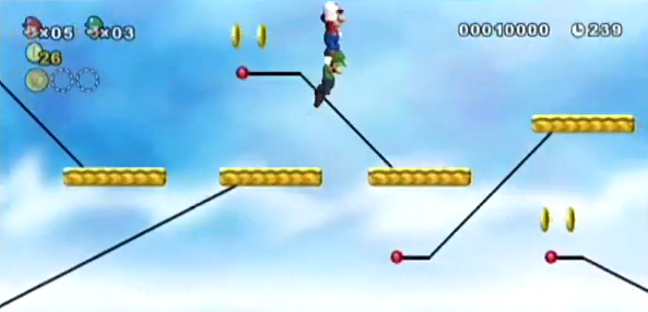 File:NSMBW Prerelease Moving Platforms.png - Super Mario Wiki, the ...