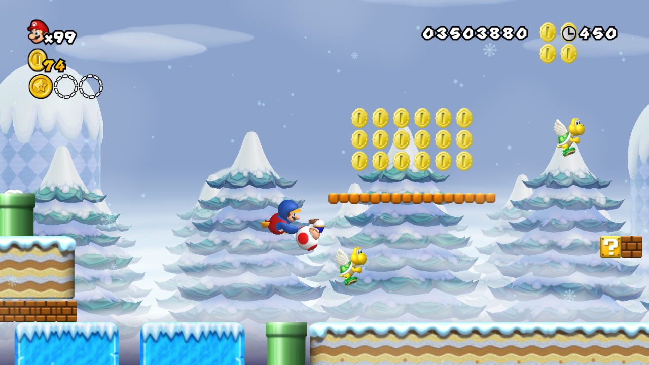 File:NSMBW World 3-1 Screenshot.png - Super Mario Wiki, the Mario ...