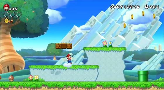 File:NSMBU Mario Looking at the Player.png - Super Mario Wiki, the ...