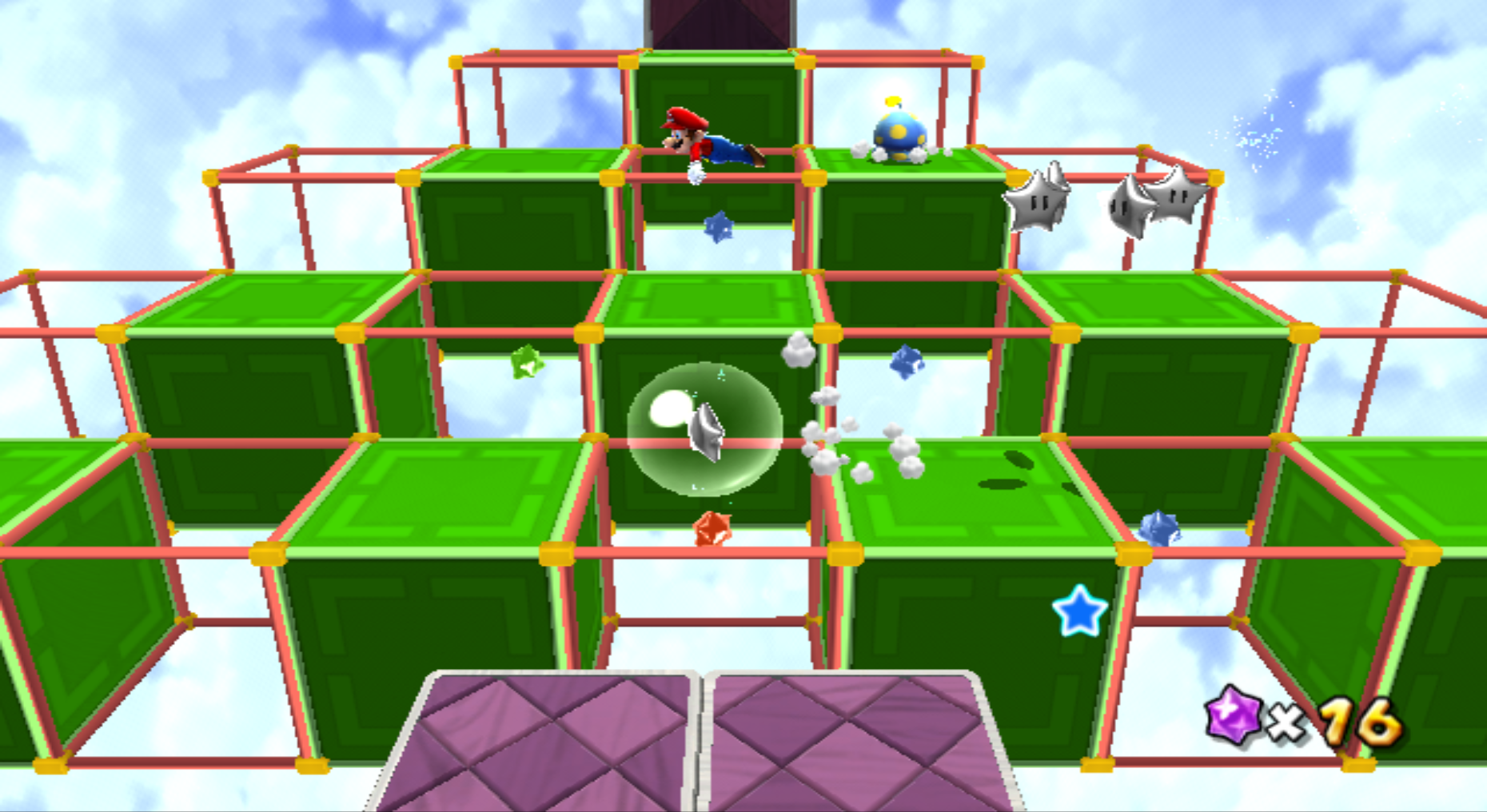 File:SMG2 Beat Block Blinking Block Pyramid.png - Super Mario Wiki, the ...