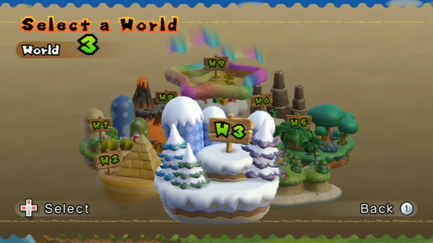 File:NSMBW World 3 World Select.png - Super Mario Wiki, the Mario ...