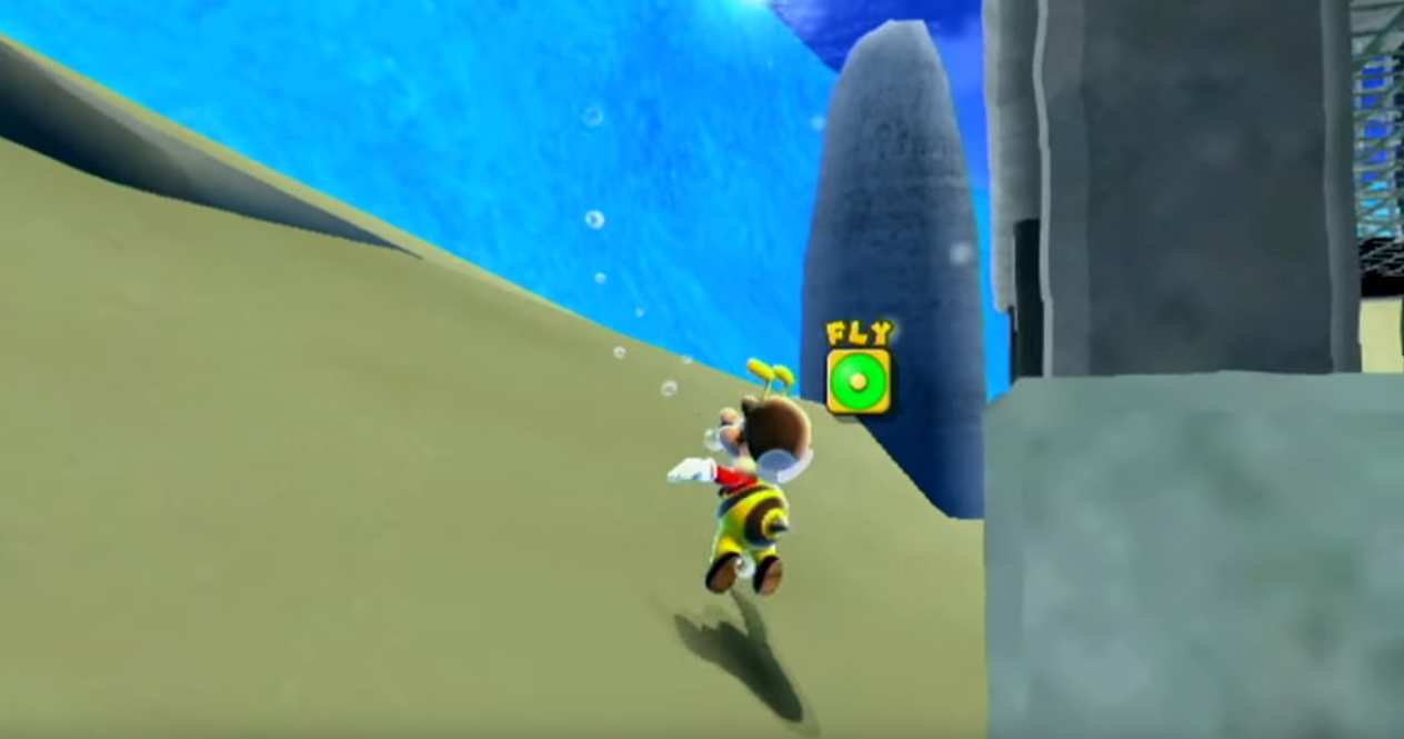 File:Bee Mario Underwater.png - Super Mario Wiki, the Mario encyclopedia