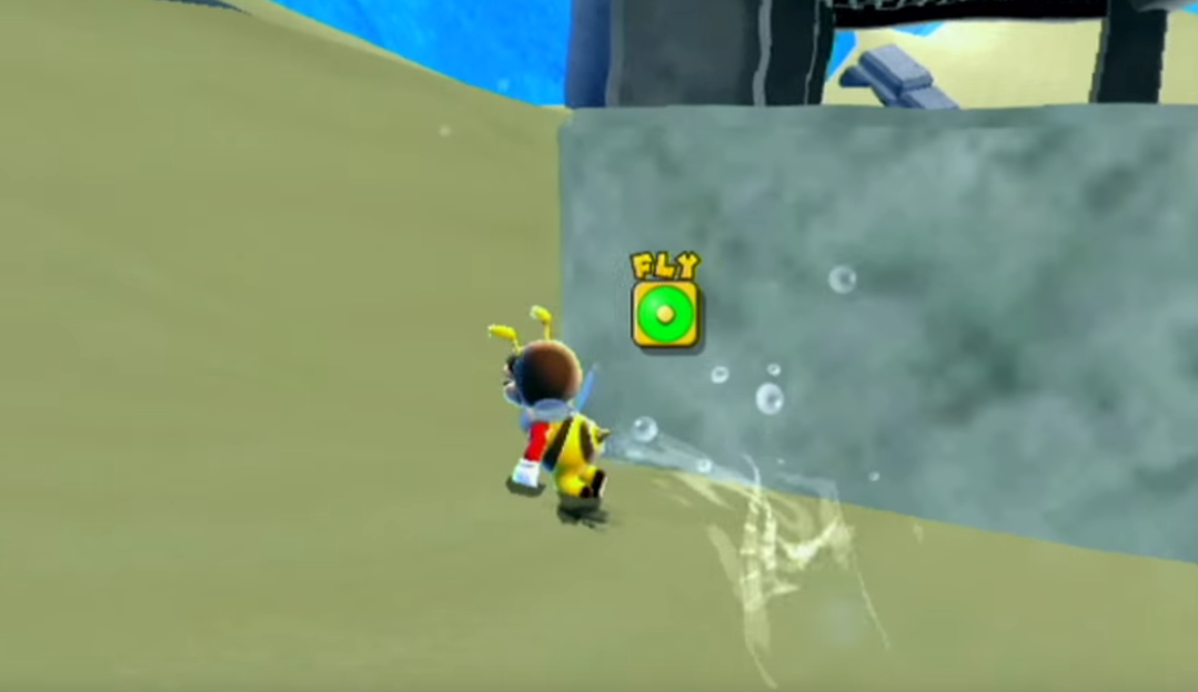 File:Bee Mario Underwater.png - Super Mario Wiki, the Mario encyclopedia
