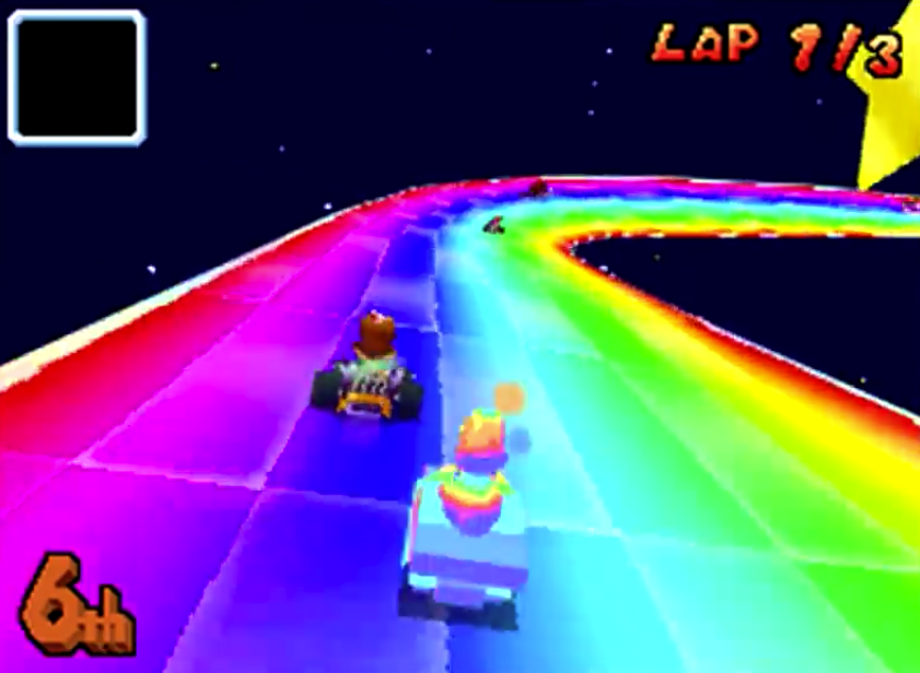 File:MKDS Dry Bones Rainbow Road.png - Super Mario Wiki, the Mario encyclopedia
