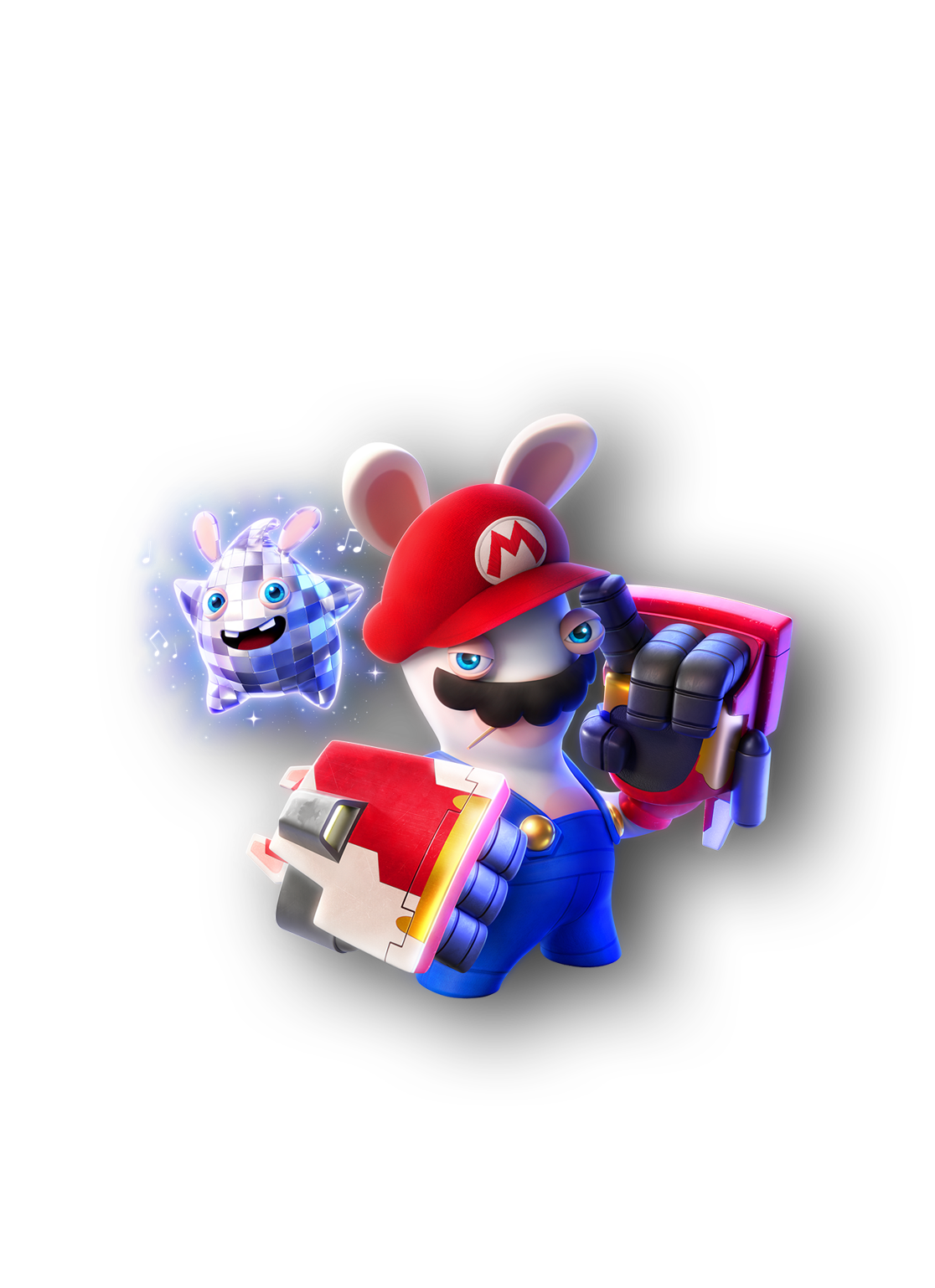 File:MRSOH Rabbid Mario and Spark.png - Super Mario Wiki, the Mario encyclopedia