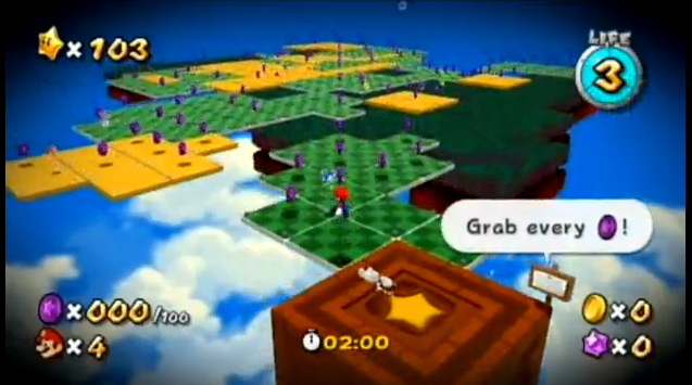 File:SMG2 Mario Squared Luigis Purple Coins.png - Super Mario Wiki, the ...