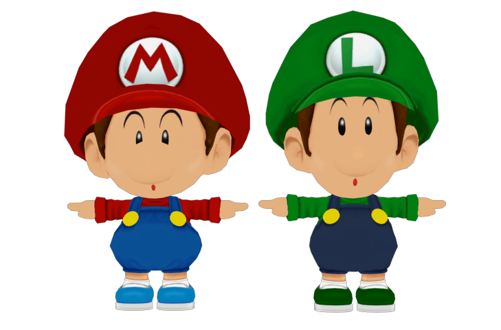 File:BabyMarioBabyLuigiDifferences.png - Super Mario Wiki, the Mario ...