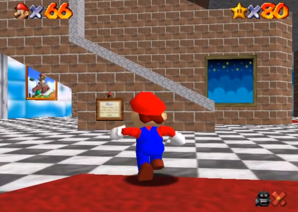 File:SM64 Gallery Room.png - Super Mario Wiki, the Mario encyclopedia