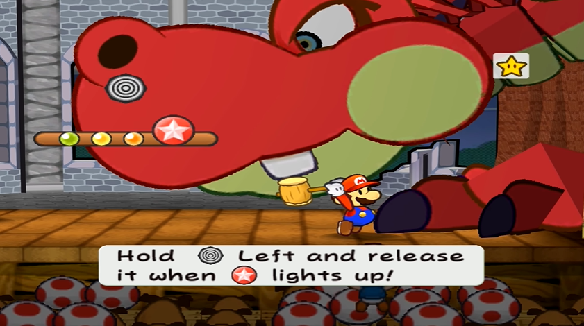 File:PMTTYD Hooktail Battle.png - Super Mario Wiki, the Mario encyclopedia